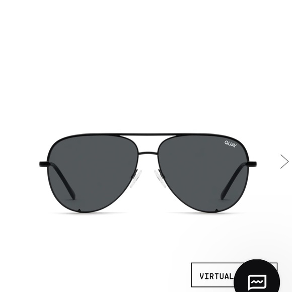 Quay Australia | Accessories | What Aviator Black Sunglasses | Poshmark